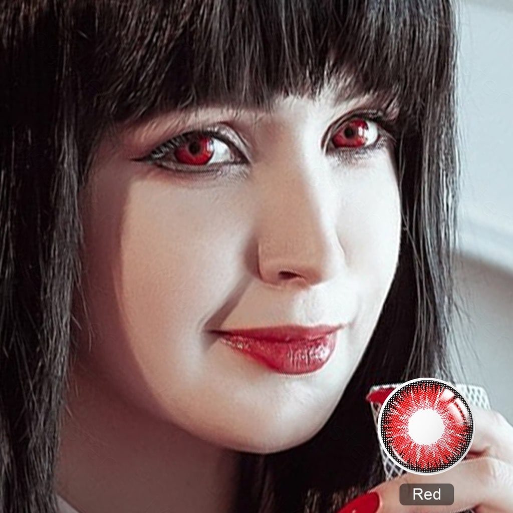 Radiance Red Colored Contacts – flarecolor